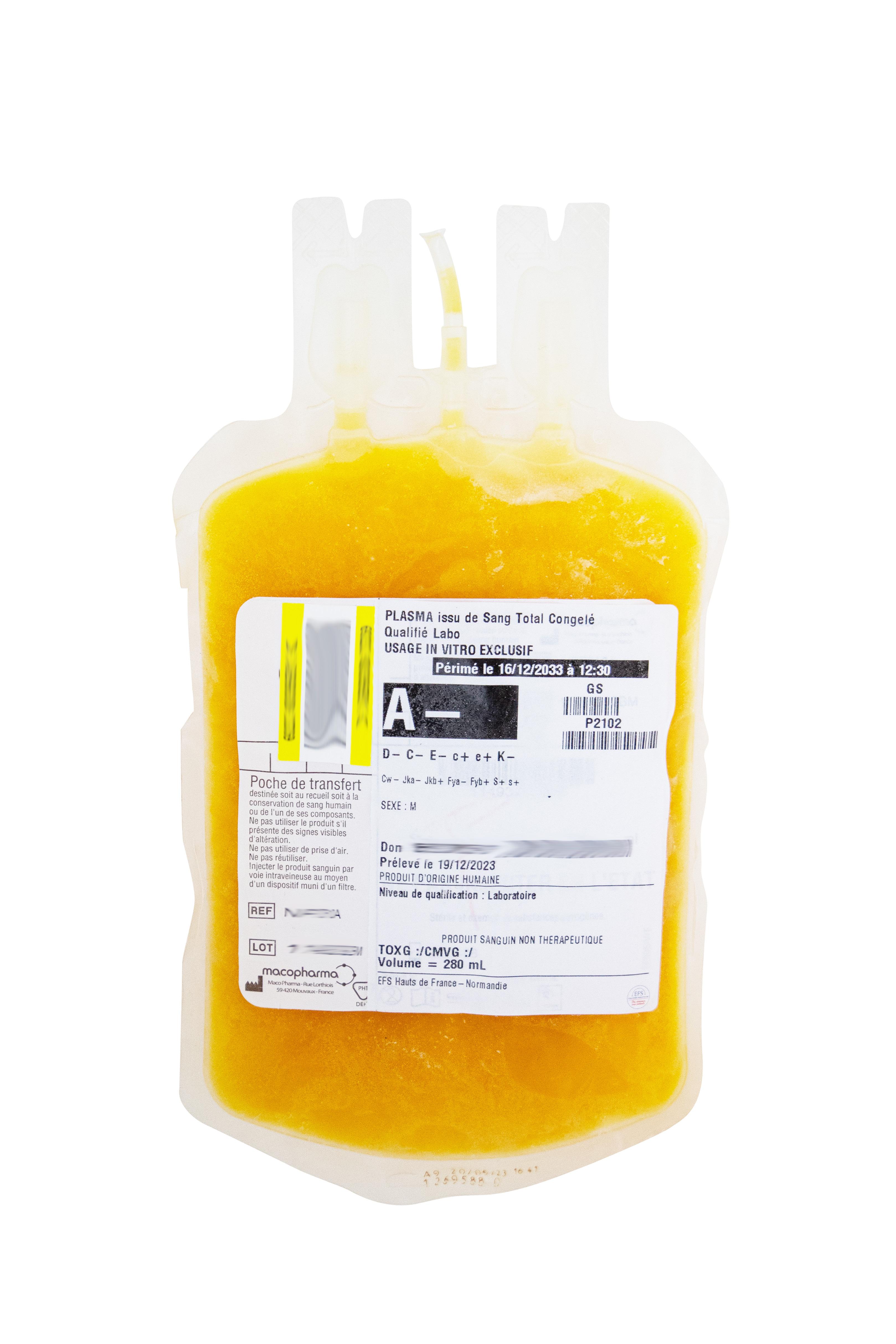 Plasma | Établissement français du sang